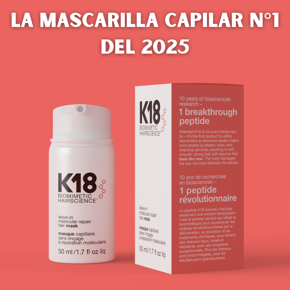 K18 PEPTIDE™- Máscara Capilar Reparadora 50 ML – VitalClic CL
